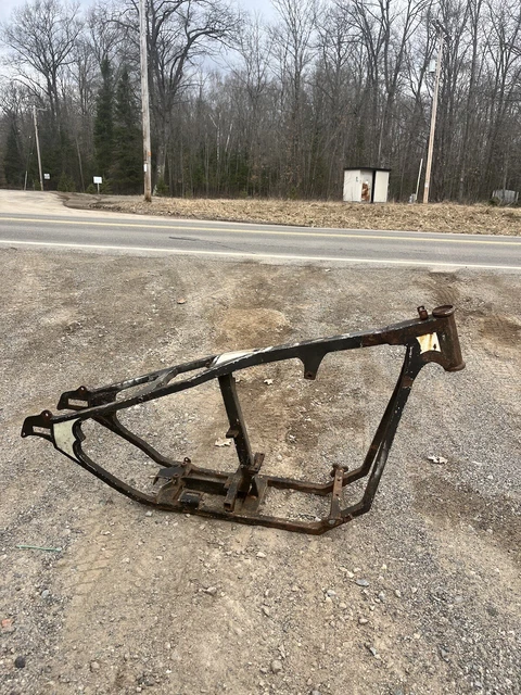 HARLEY CHOPPER BOBBER Knucklehead Panhead Shovelhead Rigid AEE Square ...