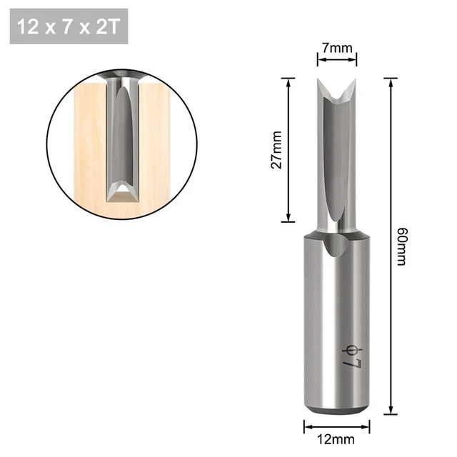 MILLING CUTTER CUTTER Acrylic Chamfer Engraving MDF Mortise Cutter PVC ...