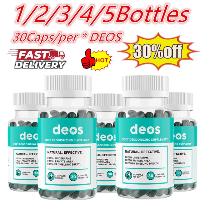 1-5PCS DEOS BODY Deodorizer Magic.Chlorophyll Capsules Body Detox Odor ...