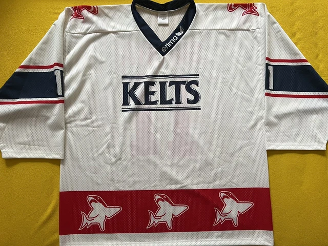 KÖLNER HAIE TRIKOT Miro Sikora Kelts Top Zustand Eishockey Rarität KEC ...