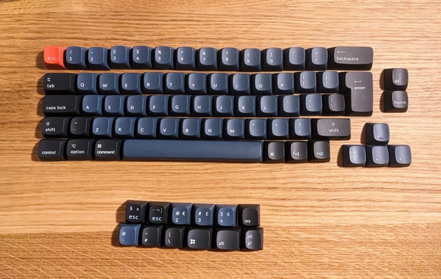 65% ISO KEYCAP set (Keychron) OSA Profile ABS Backlight Shine-Through ...