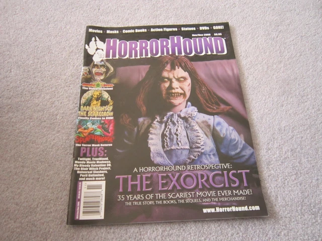 VINTAGE ISSUE HORRORHOUND magazine issue 14,The Exorcist,35 yrs £10.00 ...