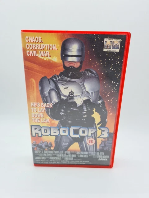 ROBOCOP 3 VHS Big Box Ex Rental 90s Orion £16.99 - PicClick UK