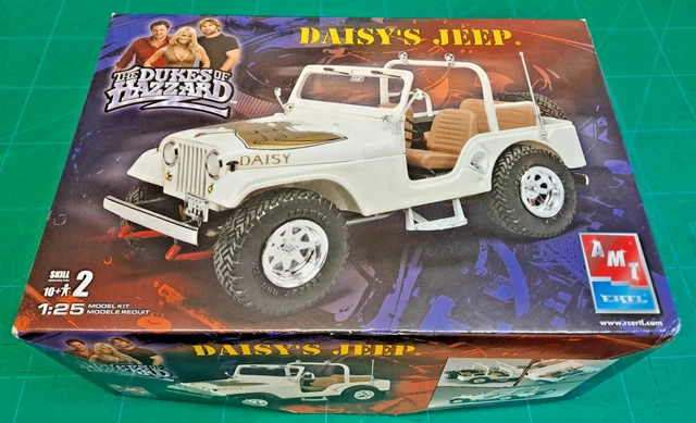 AMT ERTL 1:25 The Dukes of Hazzard Daisy's Jeep CJ Kit #38371 NEW FREE ...