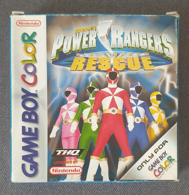 POWER RANGERS LIGHTSPEED rescue NINTENDO GAMEBOY COLOR (sans notice ...