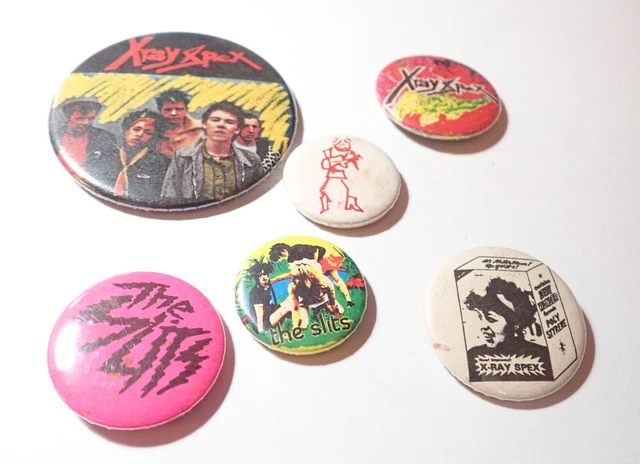 Slits X Ray Spex Penetration Pistols Bin Lid Punk Pin Button Badges Eur 2306 Picclick It