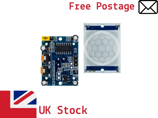 HC-SR501 PIR PYROELECTRIC Infrared Motion Detector Sensor Module £3.99 ...