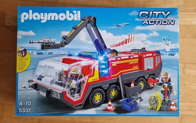 PLAYMOBIL AIRPORT FIRE Engine City Action 5337 NEW Original Packaging £ ...