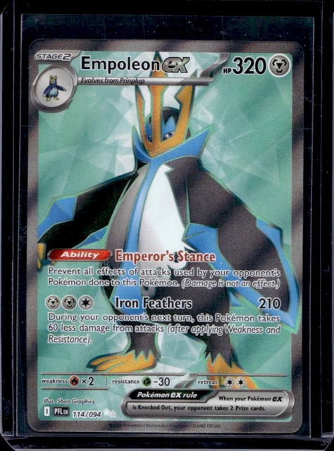 2025 POKEMON PHANTASMAL Flames Empoleon ex Ultra Rare #114/094 £0.74 ...