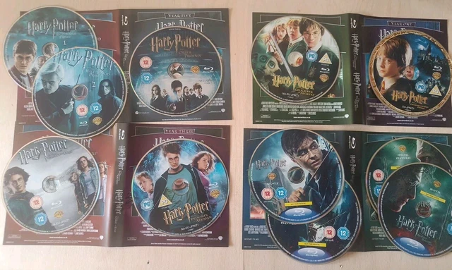 HARRY POTTER COMPLETE 8-film Collection Blu-ray Daniel Radcliffe Discs Only £8.99 - PicClick UK