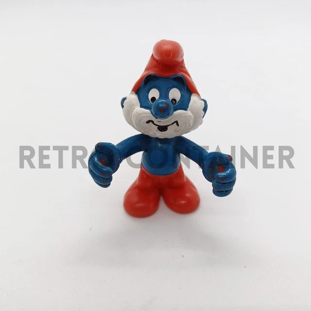 SMURFS PUFFI SCHLUMPF Pitufo Schleich - 20180 Papa Smurf (No Pizza) EUR ...
