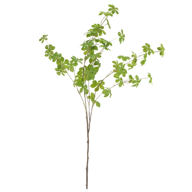 STELO DI PIANTA artificiale Steli verdi Pianta finta Foglie finte ...