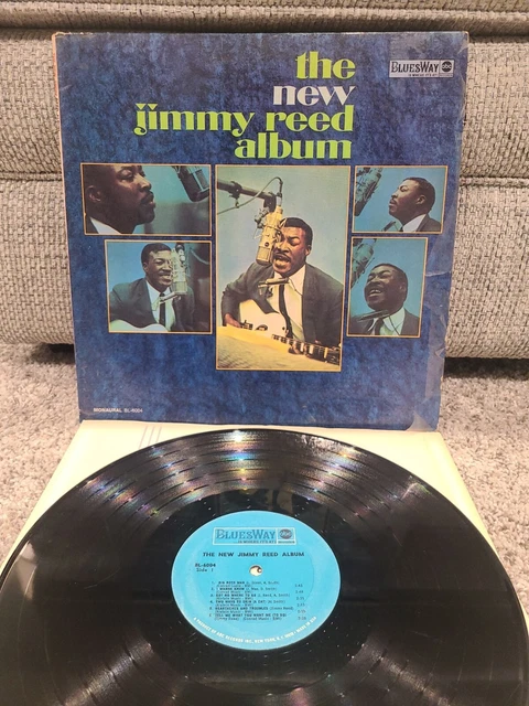 JIMMY REED - The New Jimmy Reed Album Lp BL6004 Vinyl 1967 Bluesway G+ ...