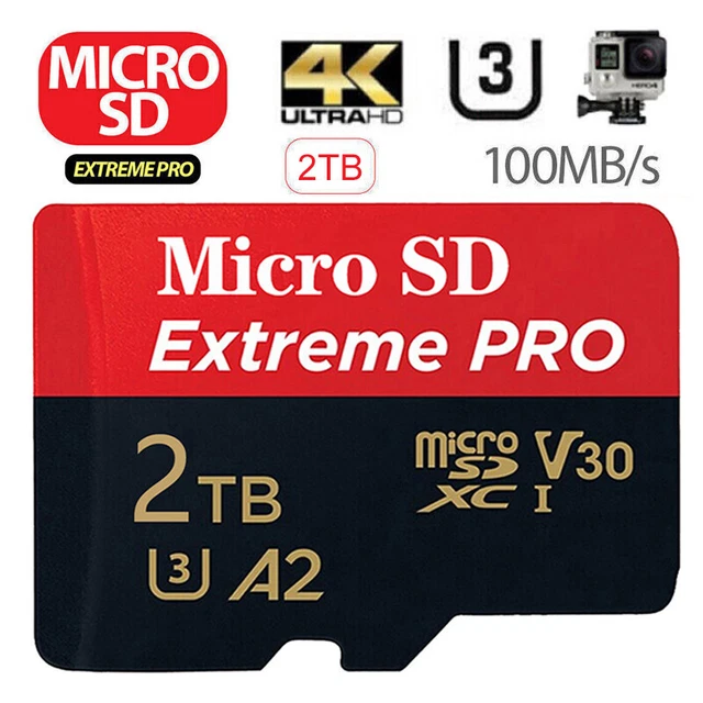 SCHEDA MICRO SD Card Extreme Pro micro-SDXC Classe 10 UHS-I U3 V30 A2 ...