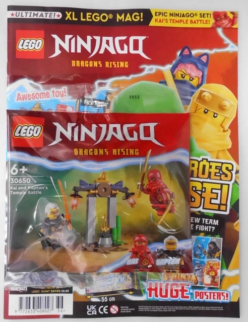 ULTIMATE MAGAZINE #36 2024 Lego Ninjago Dragons Rising Kai &Rapton ...