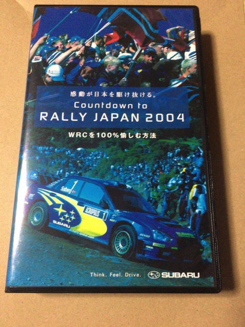 COUNTDOWN TO RALLY Japan 2004 Wrc VHS Video bk $31.99 - PicClick