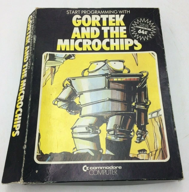 COMMODORE 64: GORTEK and the Microchips programming book and cassettes ...