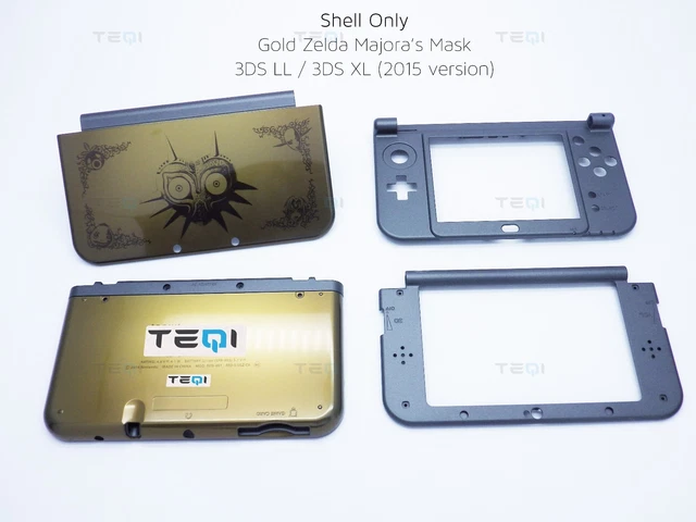 NINTENDO NEW 3DS XL Shell Only Gold Zelda Majora's Mask 2015+ Case ...