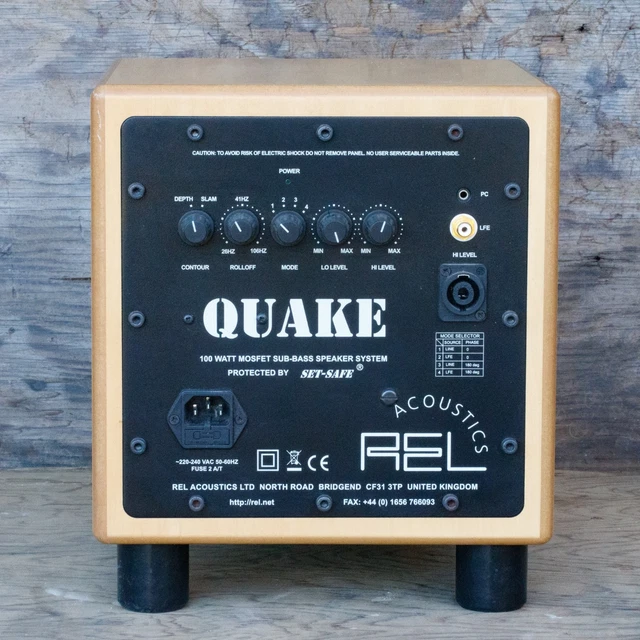 REL 100W MOSFET compact Quake Subwoofer in Real Maple £162.93 - PicClick UK