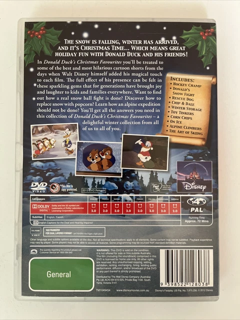 DISNEY DONALD DUCK'S Christmas Favourites (DVD, 2005) Region 4 EUR 7,26 ...