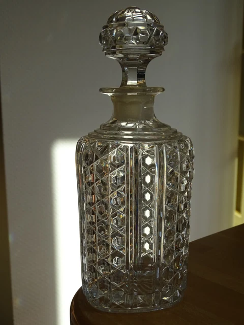 ANCIENNE CARAFE A Liqueur Cristal Mouler De Baccarat Pierrerie Diamants ... ANCIENNE CARAFE A Liqueur Cristal Mouler De Baccarat Pierrerie Diamants ...
