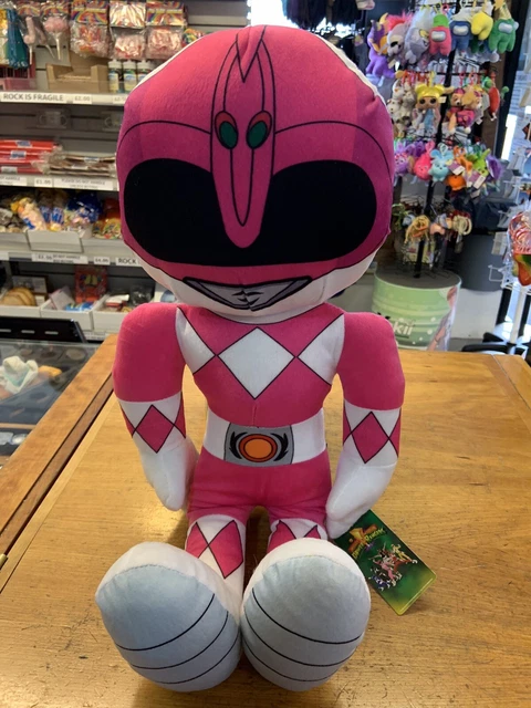 GIANT OFFICIAL LICENSED Plush Mighty Morphin Power Rangers 50cm Pink ...