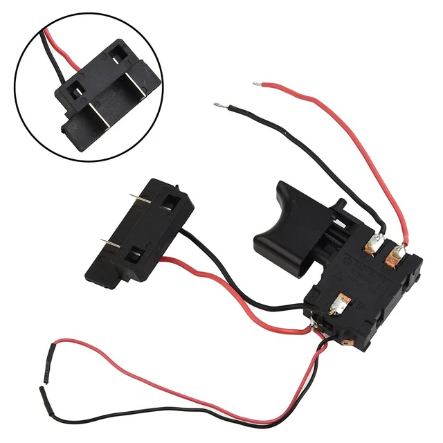 1*TRIGGER SWITCH CORDLESS Drill Speed Control Trigger Switch W/ Light ...