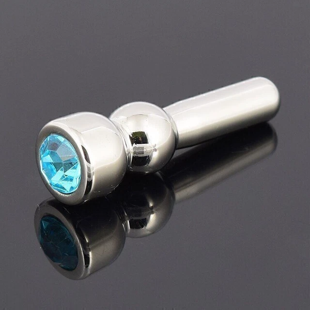 MALE-STAINLESS-STEEL-SOLID-URINARY-PENIS-PLUGS-48MM SHORT-METAL ...