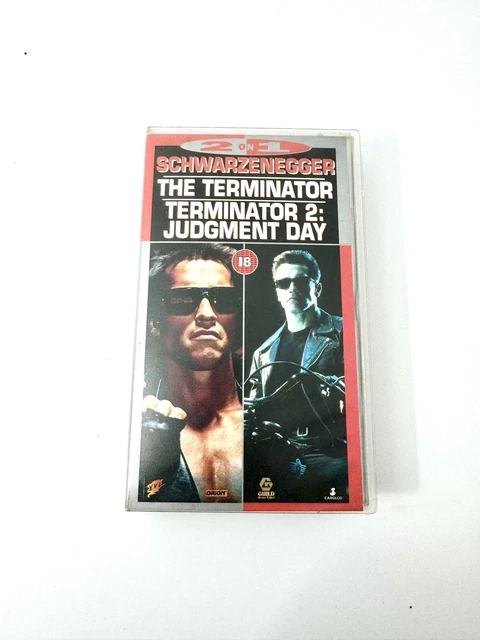 TERMINATOR 1 & 2 Vhs Video Tape Vintage 2 On 1 Collection ...