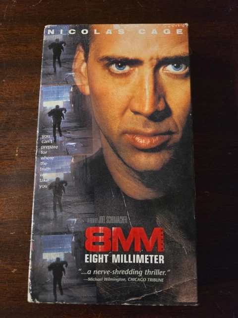 8MM VHS NICOLAS Cage 1999 Nicolas Cage £4.47 - PicClick UK