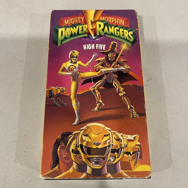 MIGHTY MORPHIN POWER Rangers: High Five VHS Rare Its Morphin Time Saban ...