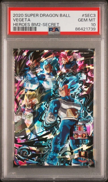 PSA 10 VEGETA SSB BM2-SEC3 Super Dragon Ball Heroes 2020 Big Bang Mission 2 SEC EUR 110,23 ...