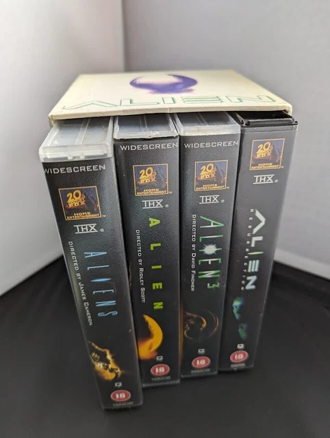 ALIEN SAGA BOX Set The Ultimate VHS Collection 4 Video Tapes £4.99 ...