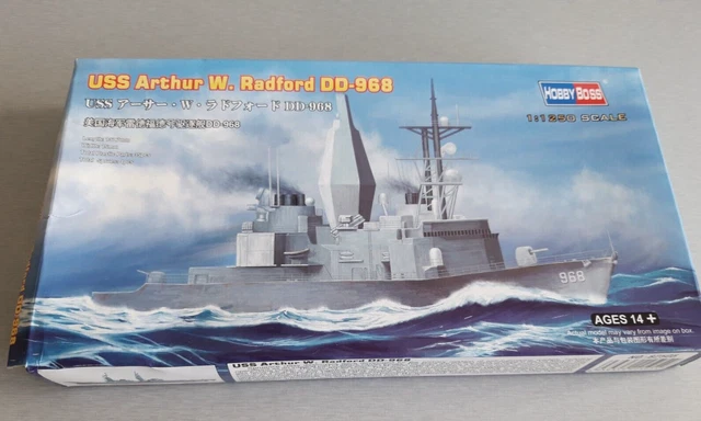 HOBBYBOSS: USS ARTHUR W Radford, modern missile destroyer 1:1250 scale ...