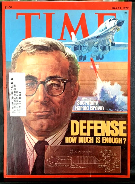 TIME MAGAZINE COVER Page Defense How Much Enough May 1977 Wall Art ...