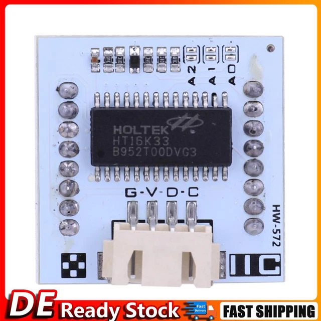 HT16K33 DOT MATRIX Display Board I2C LED Matrix Display Modul Board für Arduino EUR 7,34 ...
