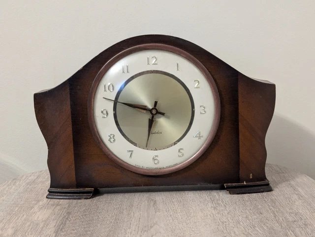 WESTCLOX VINTAGE FLOATING Balance Mantel Clock Made In Scotland £24.00 ...
