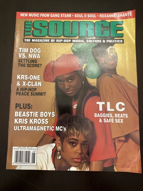 THE SOURCE TLC Magazine Issue 33 (June 1992) - TLC Error Cover $36.00 ...