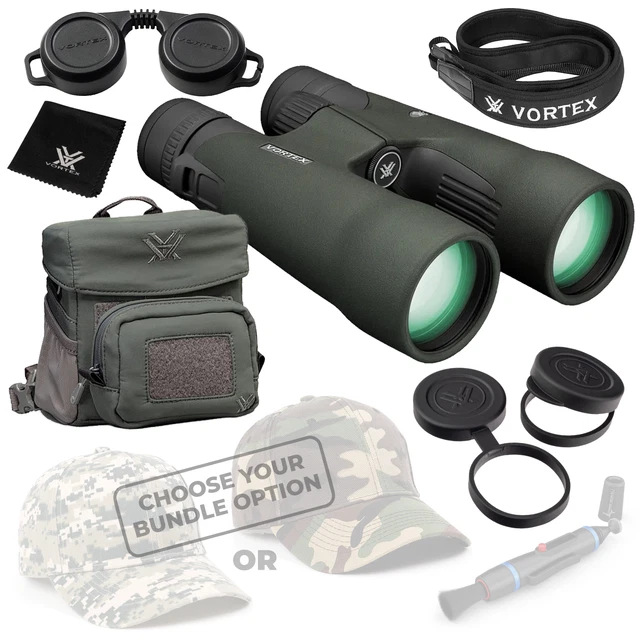 VORTEX OPTICS RAZOR UHD 12x50 Binocular with Free Hat and Cleaning Pen ...