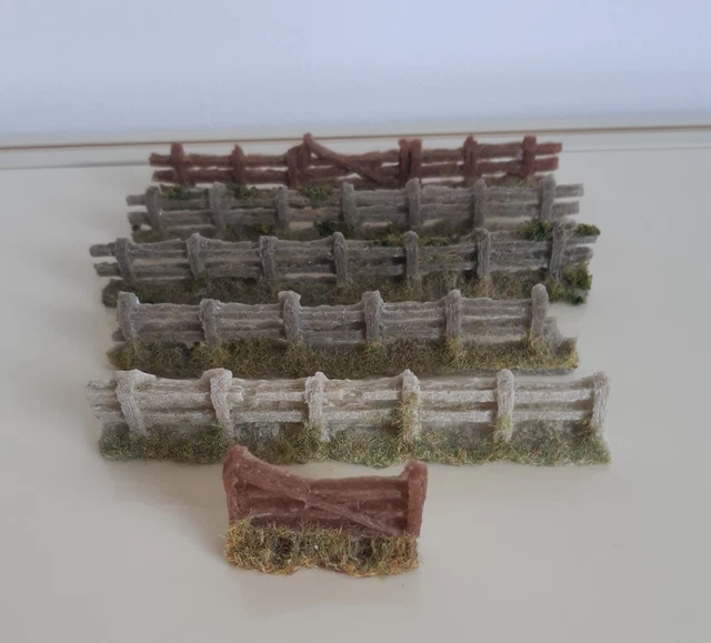 JAVIS ROUGH COUNTRY Fencing & Gates Model Railway/Village 6 pieces OO ...