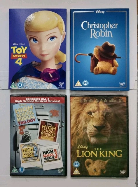 DVD (DISNEY) BUNDLE X4 Classic Movies.(Brand New/Sealed).EVRI tracked. £10.08 - PicClick UK