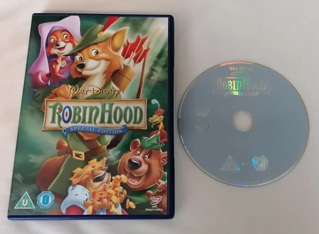 DVD - WALT Disney Robin Hood Special Edition Animated DVD PAL UK R2 £2. ...