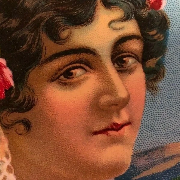 VINTAGE CIGAR BOX Label "Merchants Queen" $14.99 - PicClick