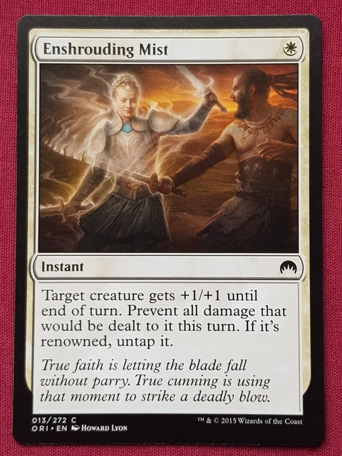 MAGIC THE GATHERING ORIGINS ENSHROUDING MIST white card MTG EUR 4,44 ...