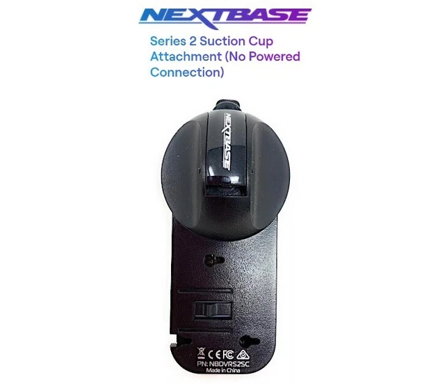 NEXTBASE SERIES 2 Suction Cup Mount Attachment for 322XR 322GW 422GW ...