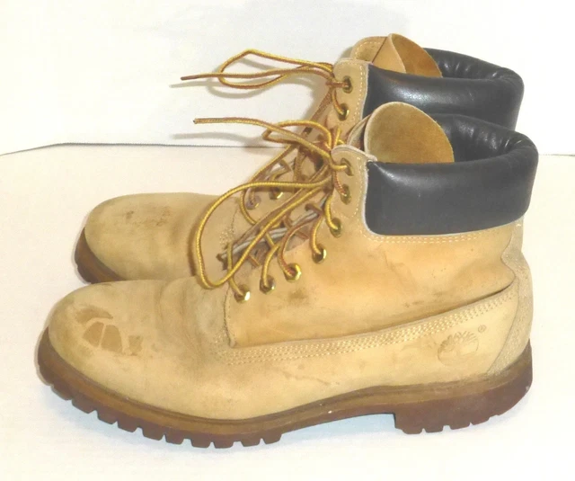 TIMBERLAND PREMIUM 6 inch Wheat Nubuck Men's Leather Boots Size:11 M ...