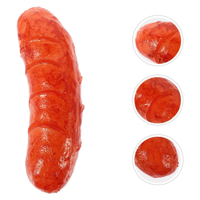 HOT DOG SHAPED Model Simulated Fake Prop Artificial Food for Display ...