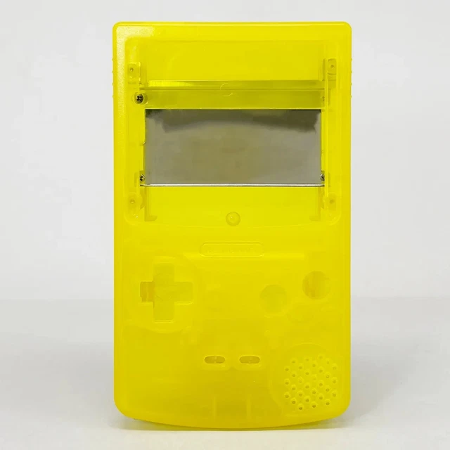 NEW FUNNYPLAYING GAMEBOY Color GBC Laminated Custom Shell - Clear ...