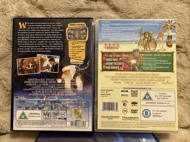 DVD BUNDLE KIDS Fun Movies x 7 Disney Santa Dreamworks and More ...