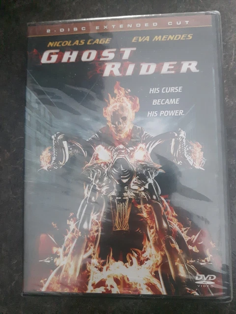 GHOST RIDER 2 Disc Extended Cut 2007 DVD Movie Widescreen New Sealed $6 ...